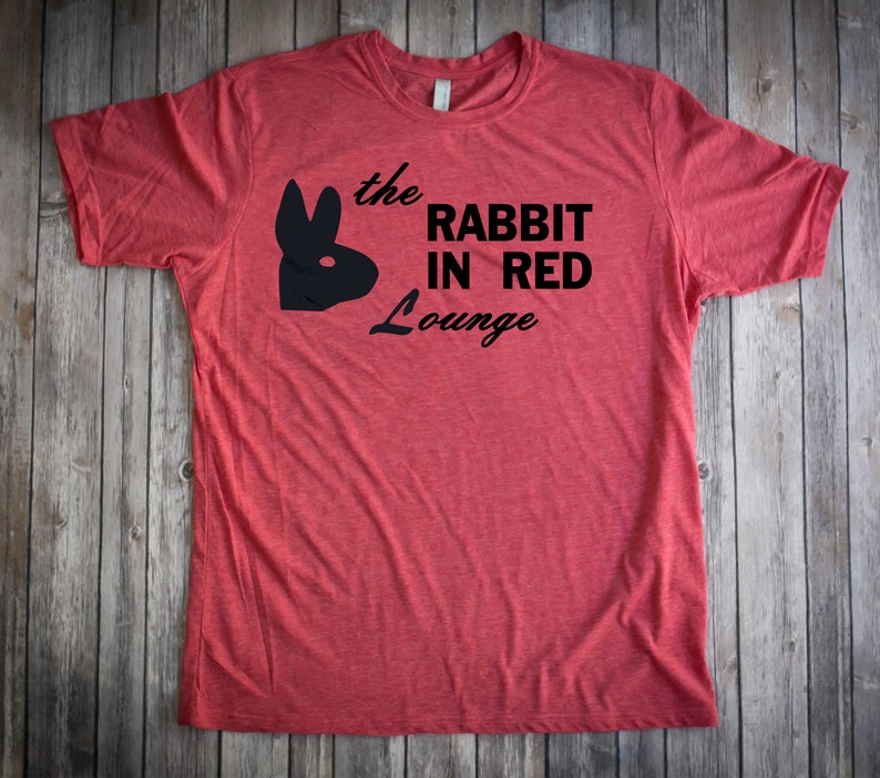 The Rabbit in Red Lounge Shirt - Etsy