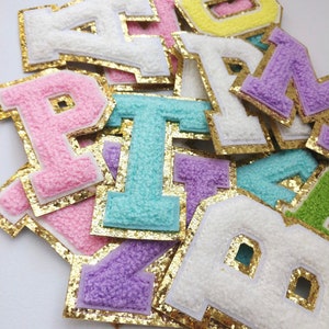 Initial Hat Varsity Letter Patch Hat Womens Baseball Cap Chenille Patch ...