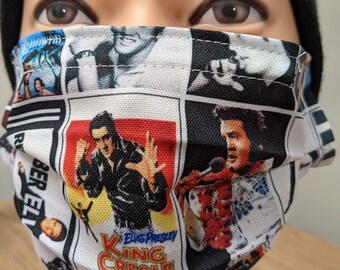 Elvis Face Mask | Etsy
