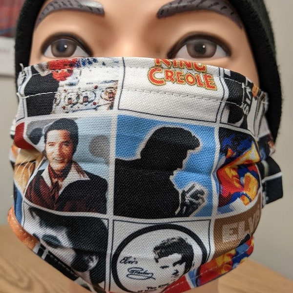 Elvis Face Mask - Etsy