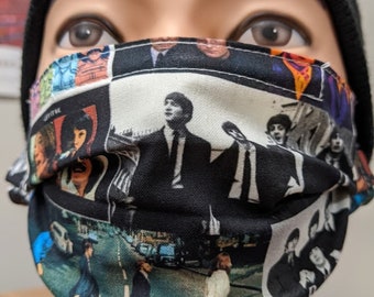 Beatles Face Mask | Etsy