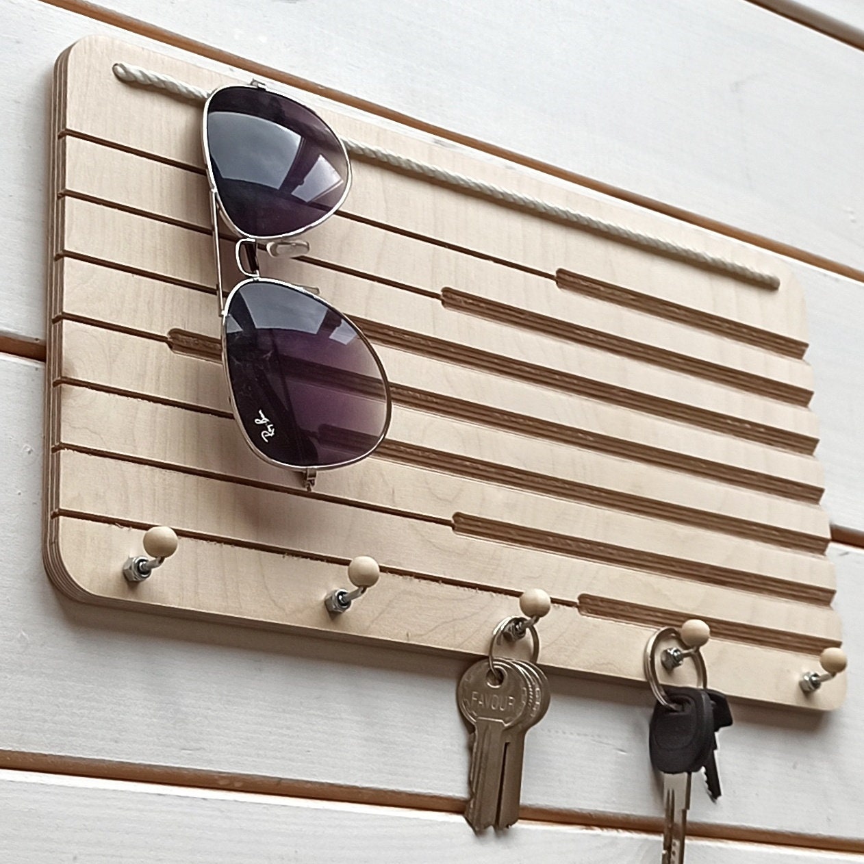 Key shelf modern key holder key rack home sunglasses | Etsy