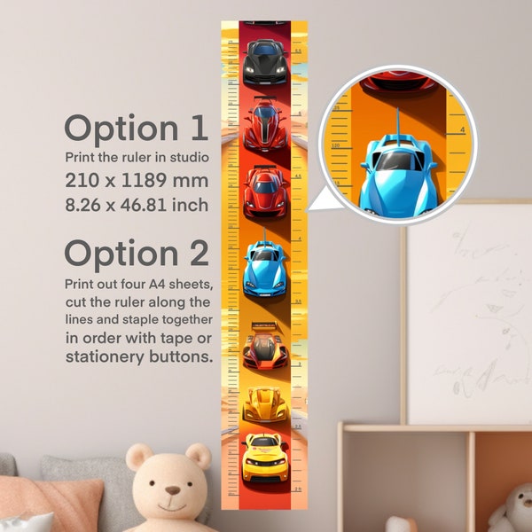 Car Growth Chart Printable - Etsy