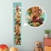 Printable Family Kids Growth Chart Poster for Wall, Height Chart for ...