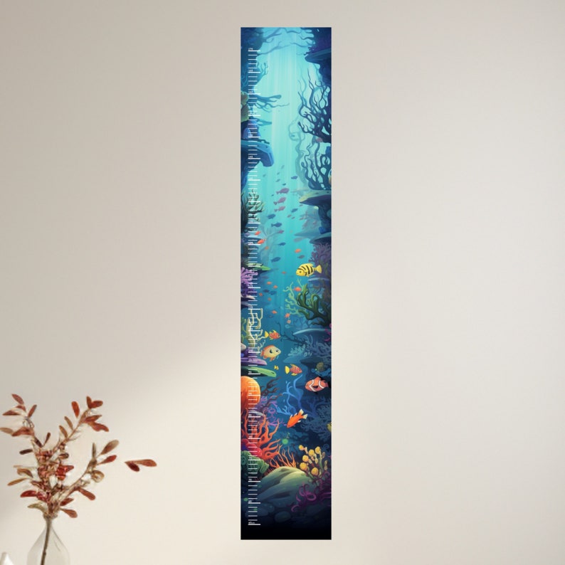 Ocean Theme Height Chart, Kids Growth Tracker (digital Download) - Etsy