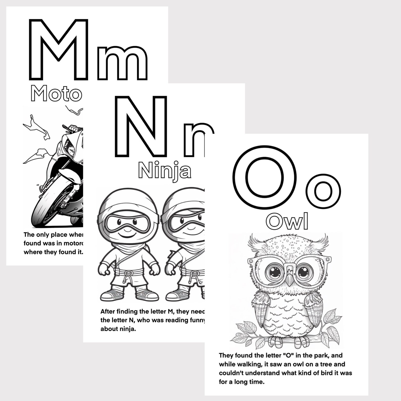 Alphabet Coloring Activity Book for Kids, Learn Numbers and Letters ...