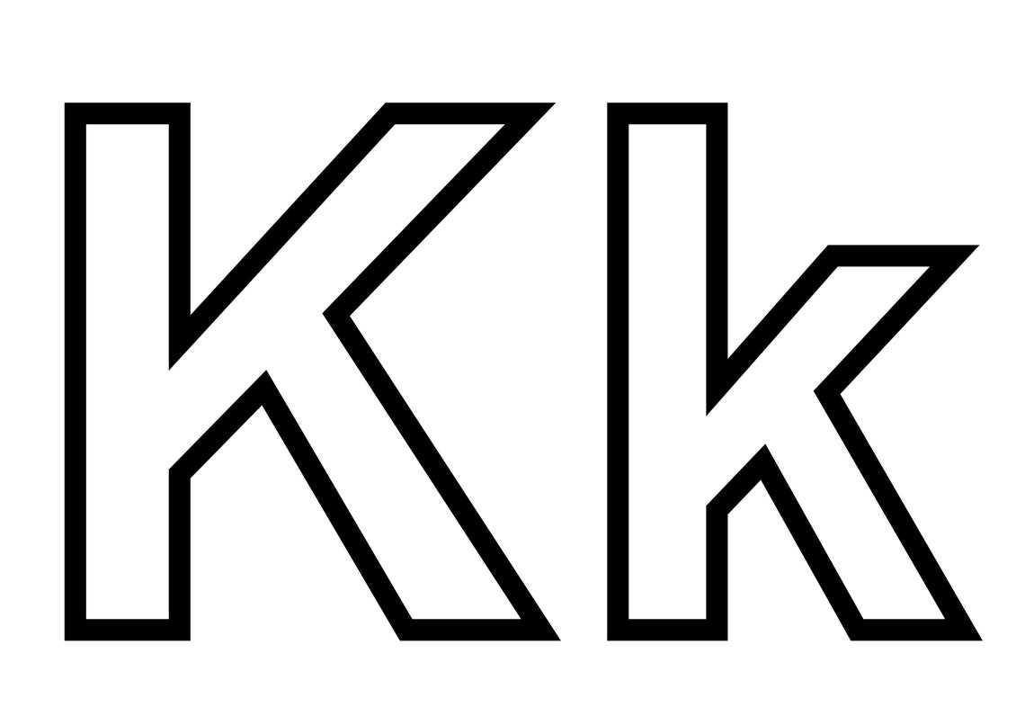 Alphabet and Numbers Coloring Pages for Preschool Activity, English ...