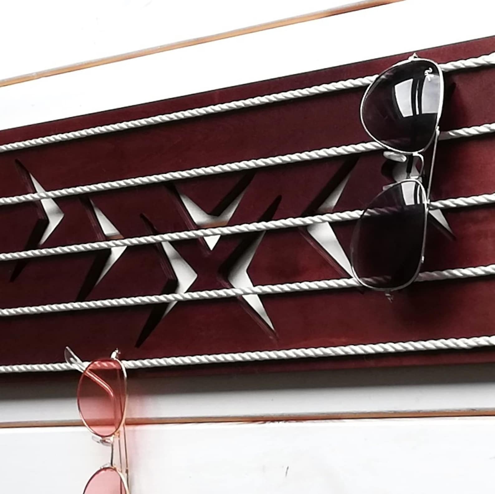 Wooden Sunglasses Holder for Wall Sunglasses Organizer | Etsy