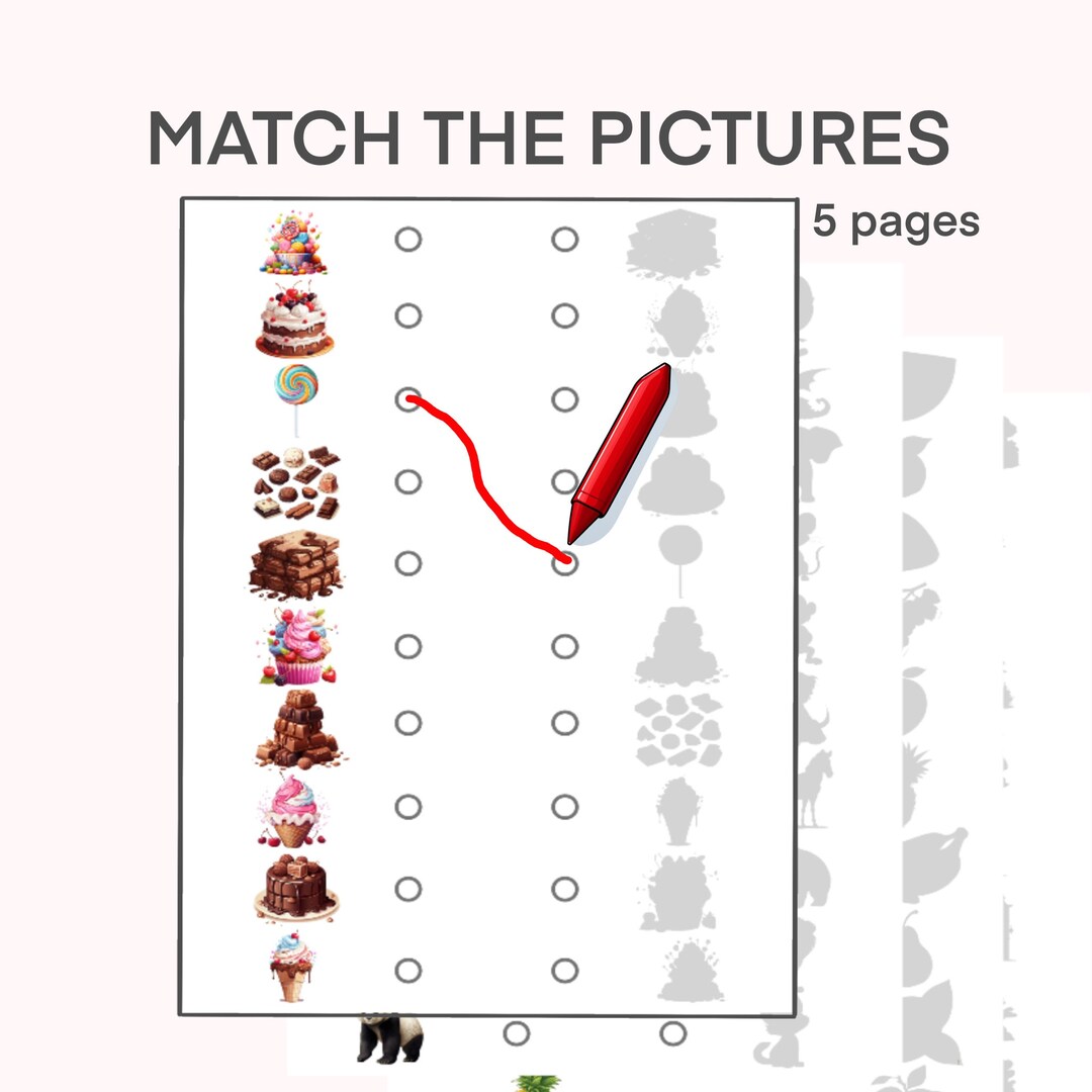 Worksheet for Kids, Preschool Busy Book, Toddler Worksheet ...