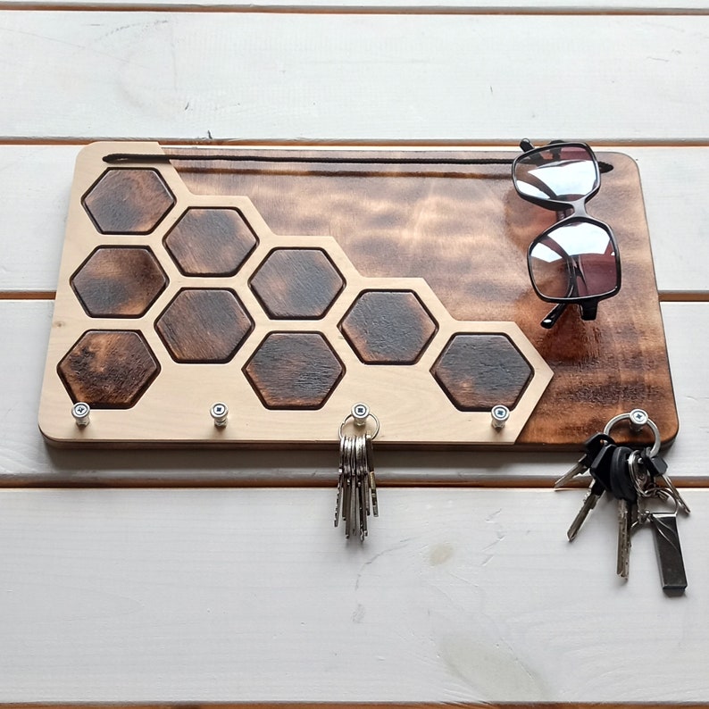 Key Shelf Modern Key Holder Key Rack Home Sunglasses - Etsy