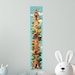 Printable Family Kids Growth Chart Poster for Wall, Height Chart for ...
