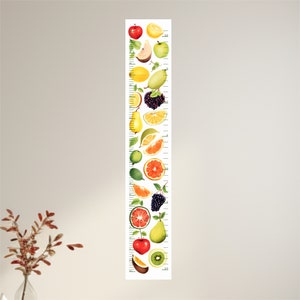 Set of 5 Printable Child Height Char Ice Cream, Cakes Wall Height Chart ...