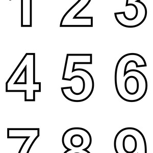 Alphabet and Numbers Coloring Pages for Preschool Activity, English ...