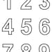 Alphabet and Numbers Coloring Pages for Preschool Activity, English ...
