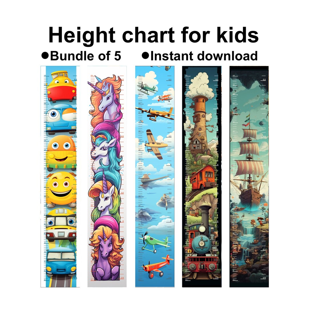 Kids Height Ruler, Height Ruler, Height Tracker, Nursery Growth Chart ...