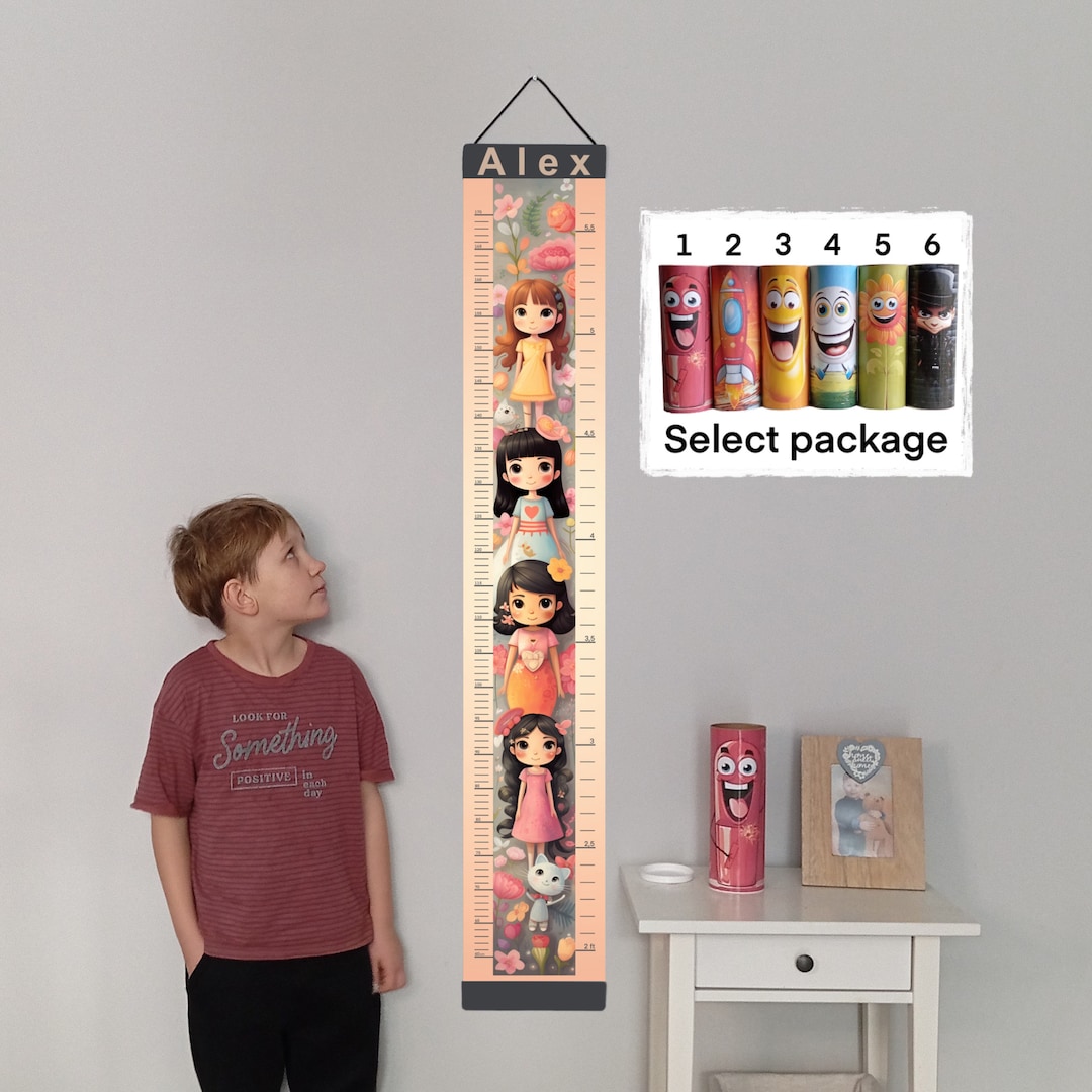 Height Chart Height Chart for Kid Kids Height Chart Kids - Etsy