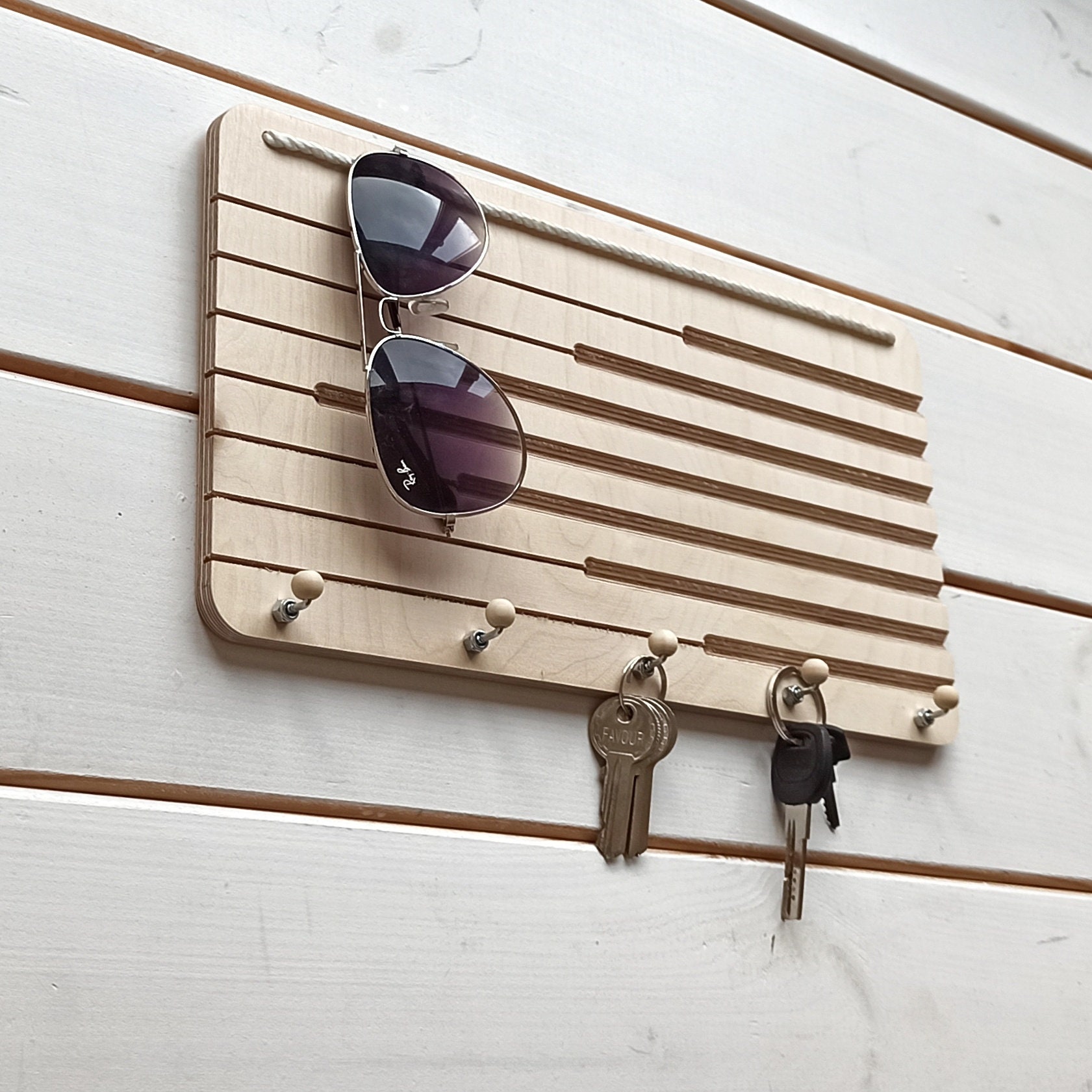 Key shelf modern key holder key rack home sunglasses | Etsy