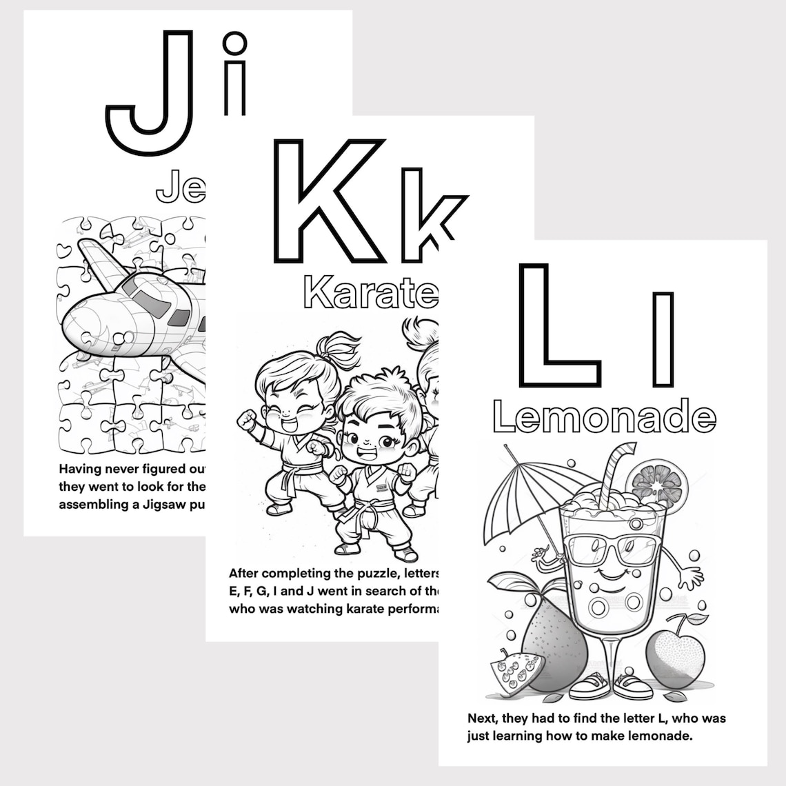 Alphabet Coloring Activity Book for Kids, Learn Numbers and Letters ...