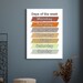 Printable Days of the Week, A3, A4, A5 Size. Preschool Days Wall Art ...