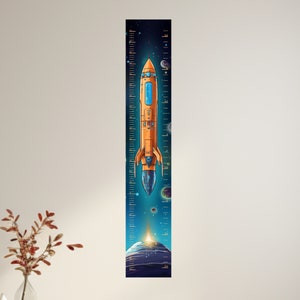 Printable Family Kids Height Chart Poster for Kids Room Wall, Height ...