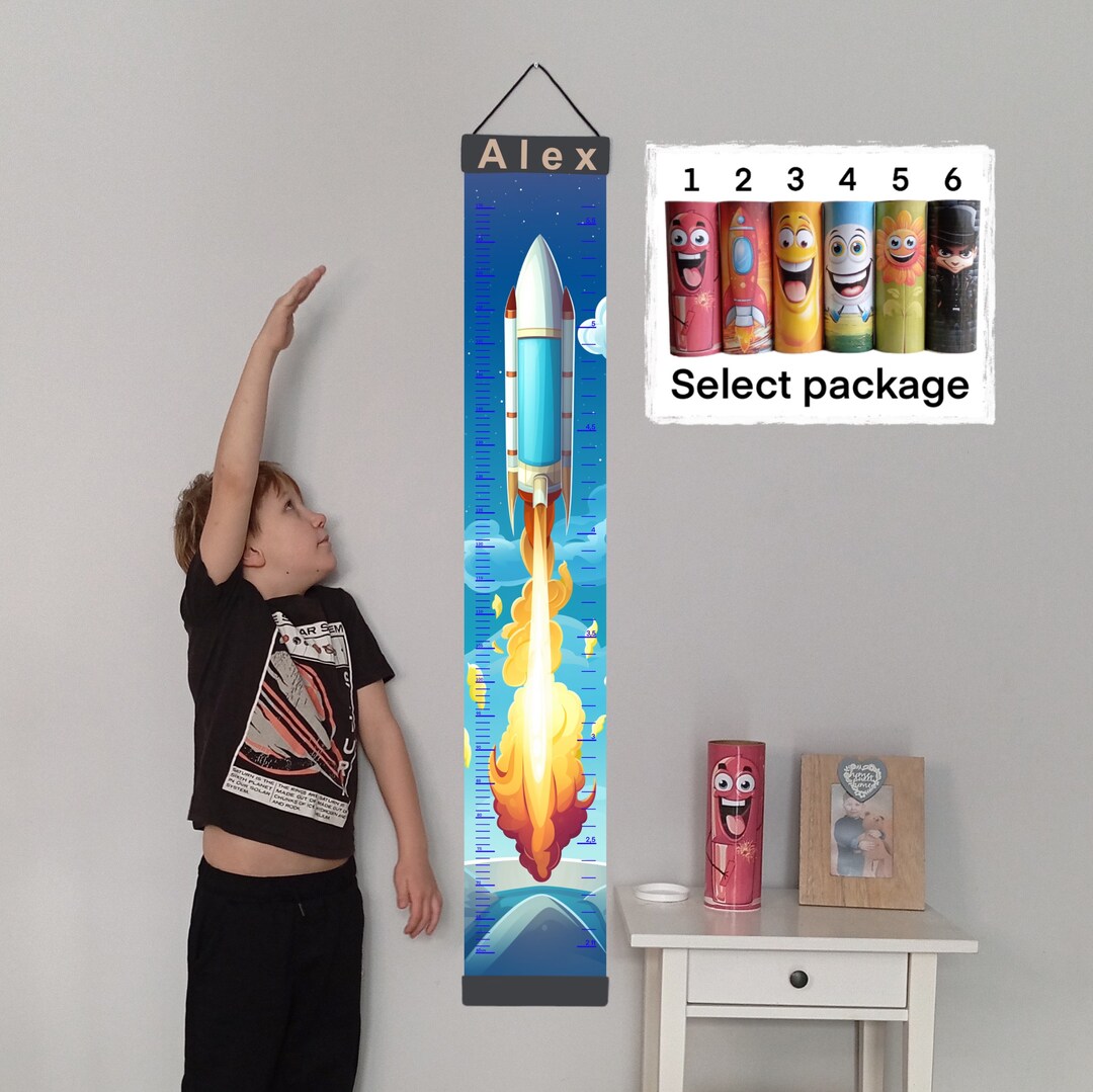 Child Height Chart Custom Height Chart Toddler Growth Chart - Etsy