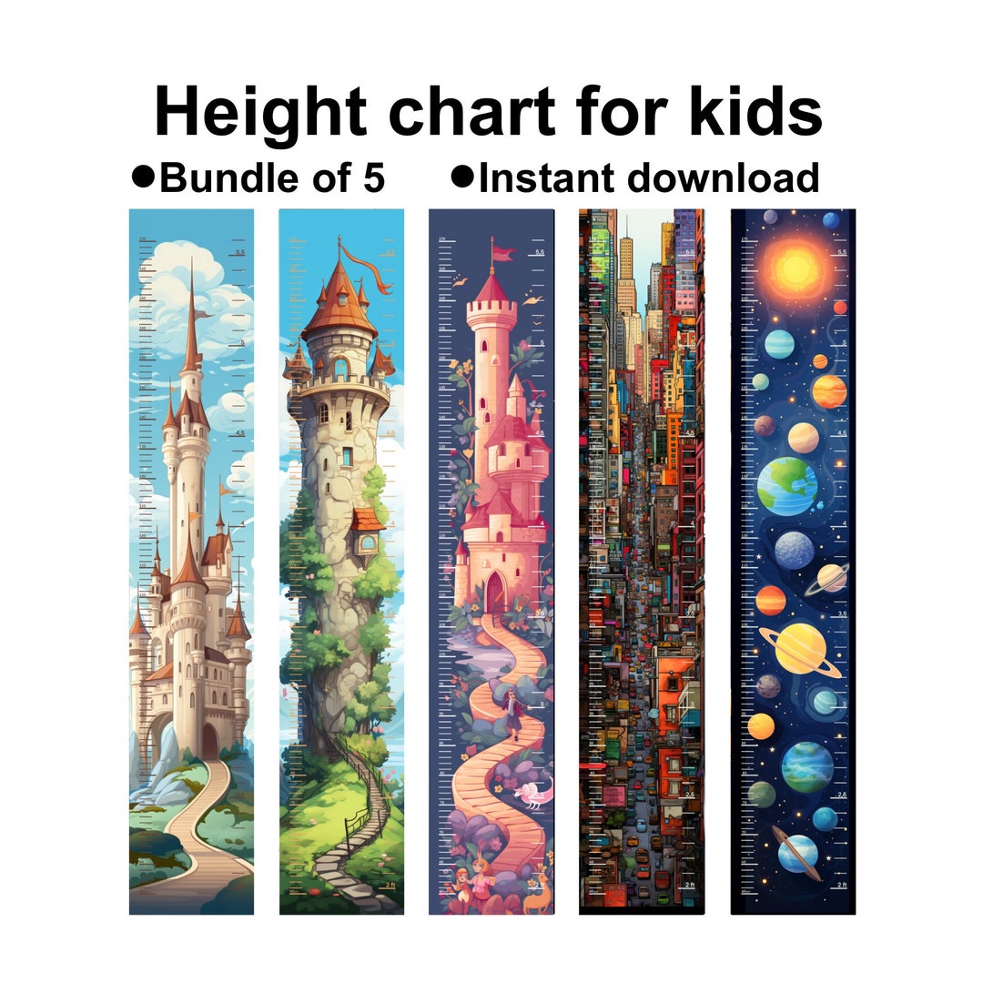 Baby Growth Chart, Child Gift Boys, Kids Height Ruler, Height Ruler ...