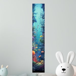 Printable Family Height Chart for Kids, Wall Height Growth Measure ...