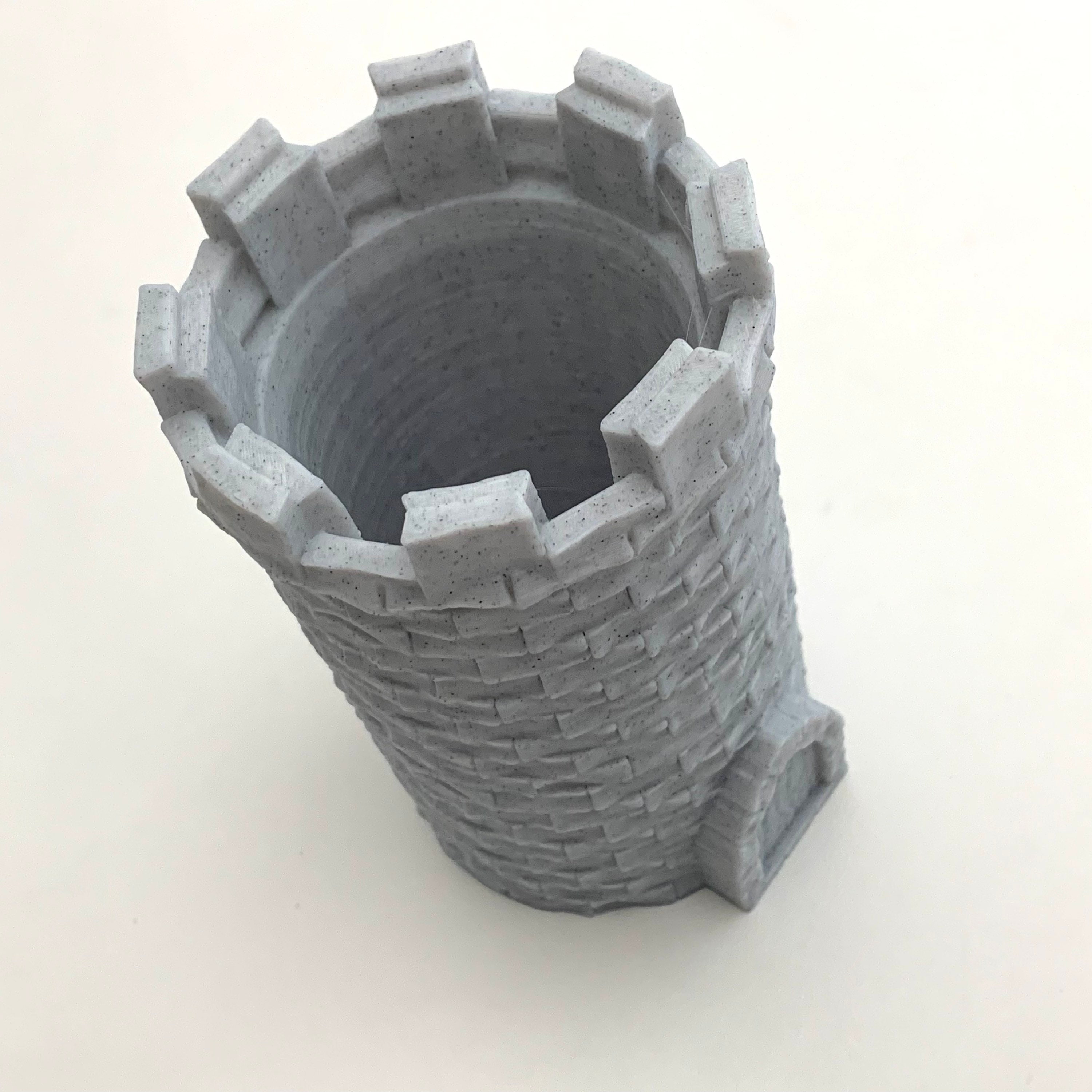 Tall Castle - Planter Pot - 3D Printed - Etsy