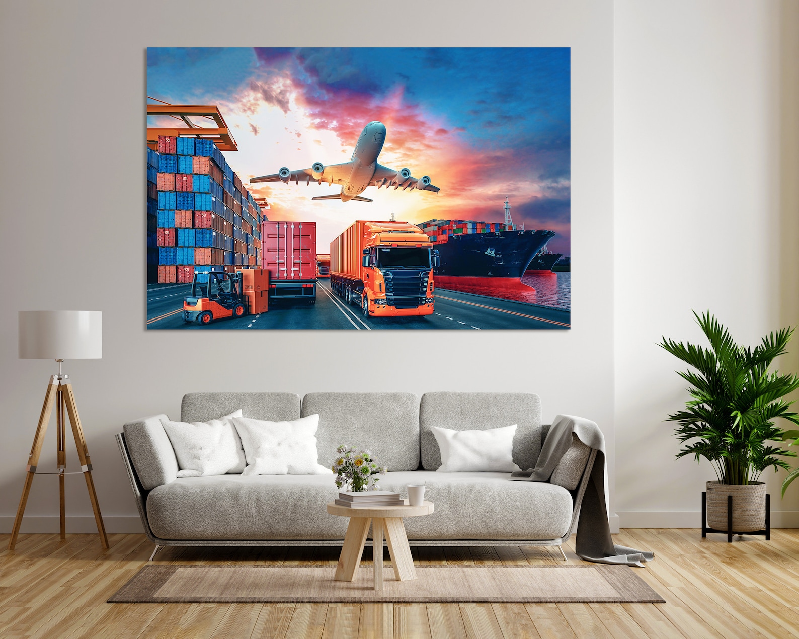 Transportation and Logistics Art Decor for Wall Logistic - Etsy Canada