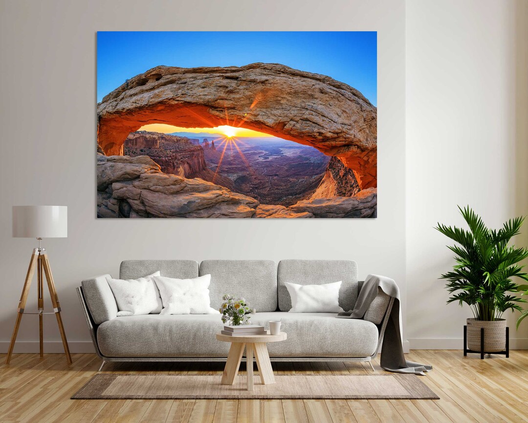 Mesa Arch Sunrise Canvas Print – Canyonlands National Park, Utah - Etsy