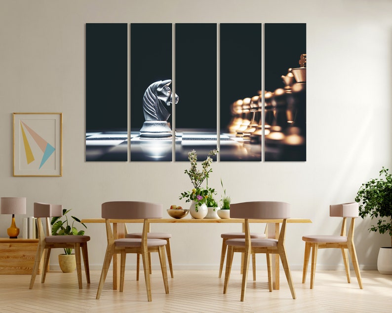 Chess Knight Photography Print – Modern Minimalist Game Room Art - Etsy