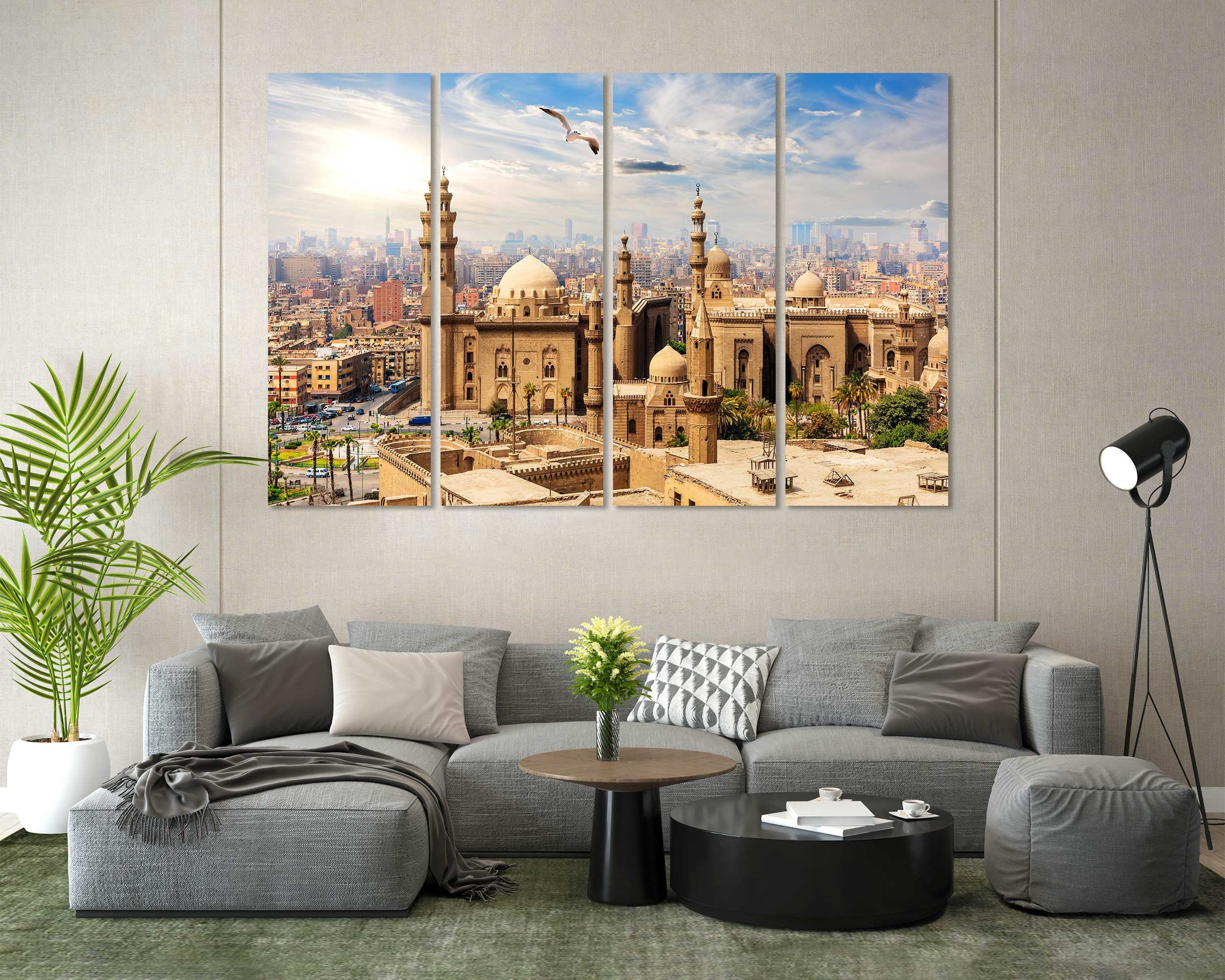 Cairo Cityscape Wall Decoration Cairo Printing Art on Canvas - Etsy