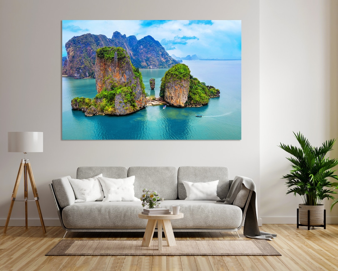 Tropical Islands Wall Art Aerial View Island in Thailand - Etsy
