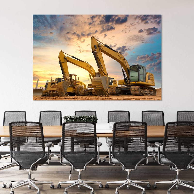 Construction Wall Art - Etsy