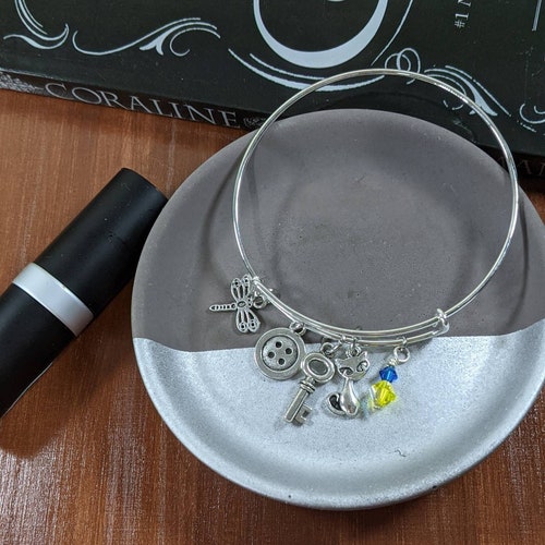 Coraline Inspired Charm Bracelet - Etsy