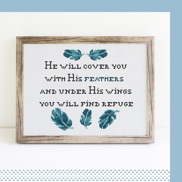 Bible Verse Cross Stitch Pattern - Etsy