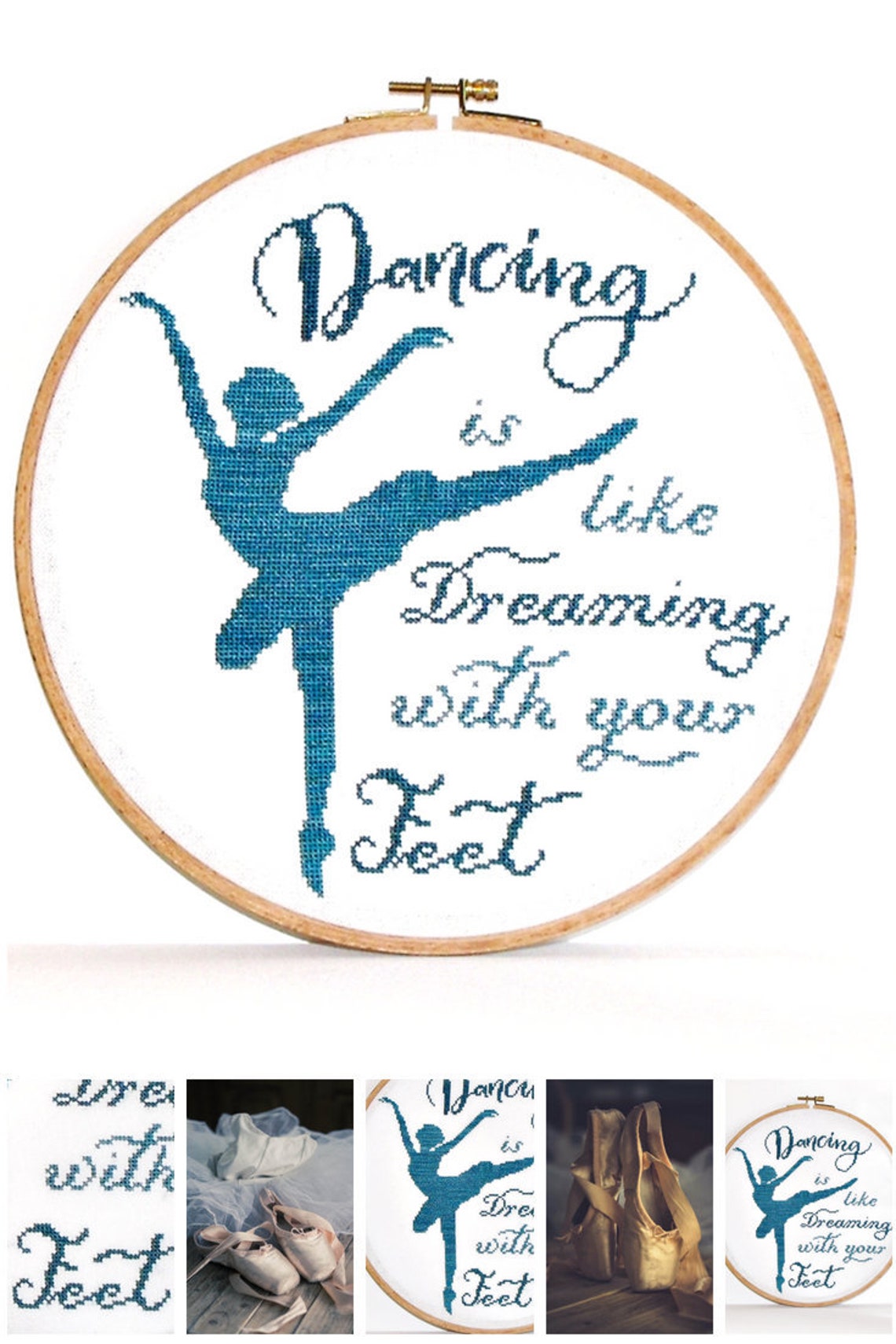 Dance Cross Stitch Pattern Ballet Cross Stitch Pattern Quote - Etsy