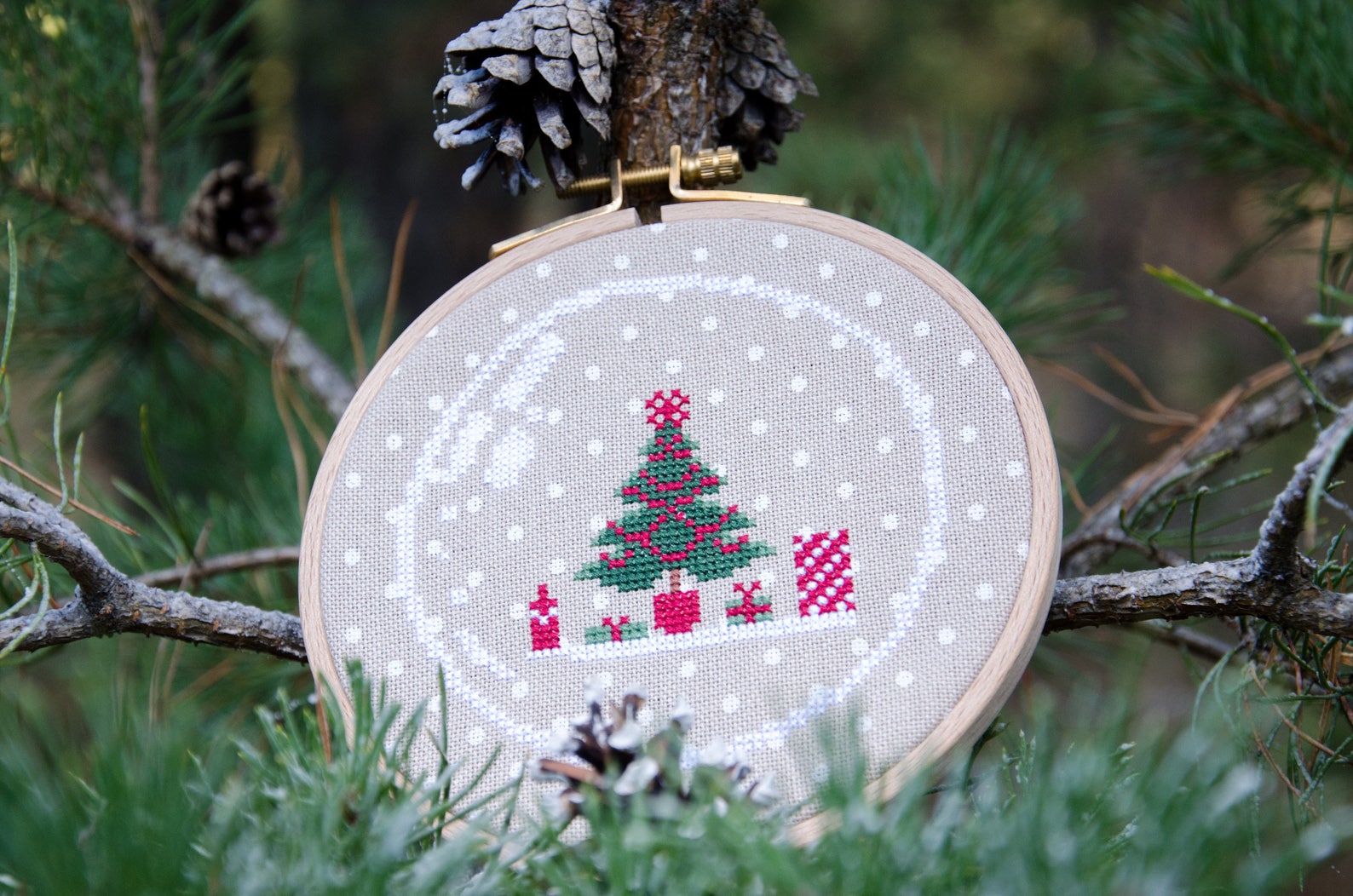 Christmas Tree Cross Stitch Pattern Christmas Cross Stitch - Etsy