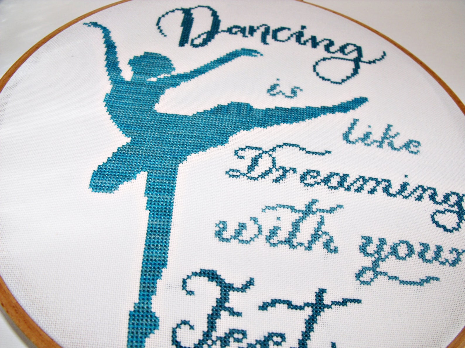 Dance Cross Stitch Pattern Ballet Cross Stitch Pattern Quote - Etsy