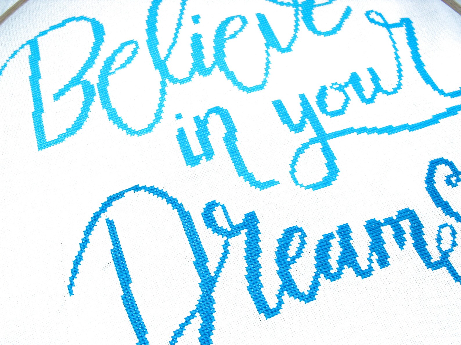 Motivational Cross Stitch Pattern Quote Cross Stitch Pdf Etsy