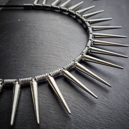 Spike Halo Crown Evil Queen Crown Punk Crown Goth Ren - Etsy