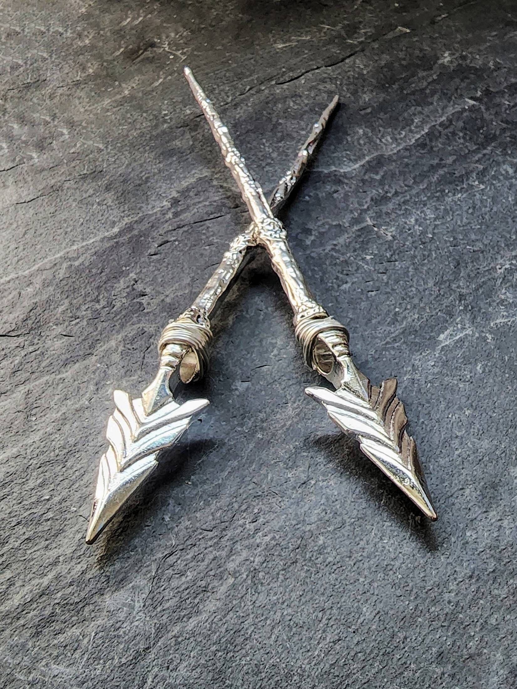 Arrow Hair Sticks - Weapon Hair Pins - Goth - Emo - Gothic Handmade ...