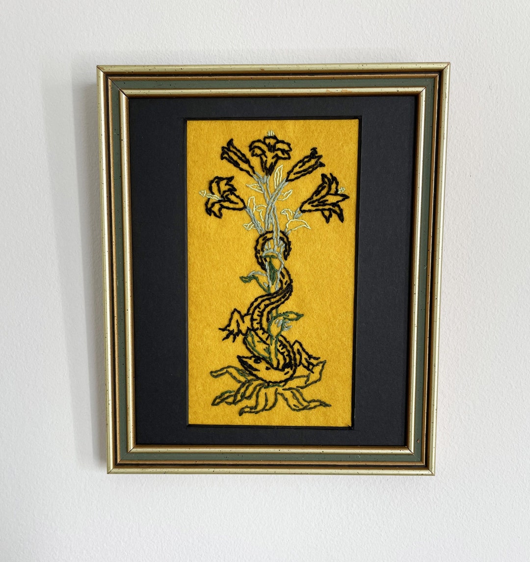 Stumbled - Medieval Reproduction Embroidery Artwork - Etsy