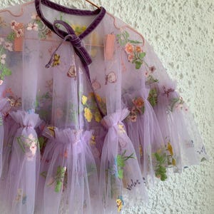 Embroidered Floral Jacket in Kid Size - Etsy
