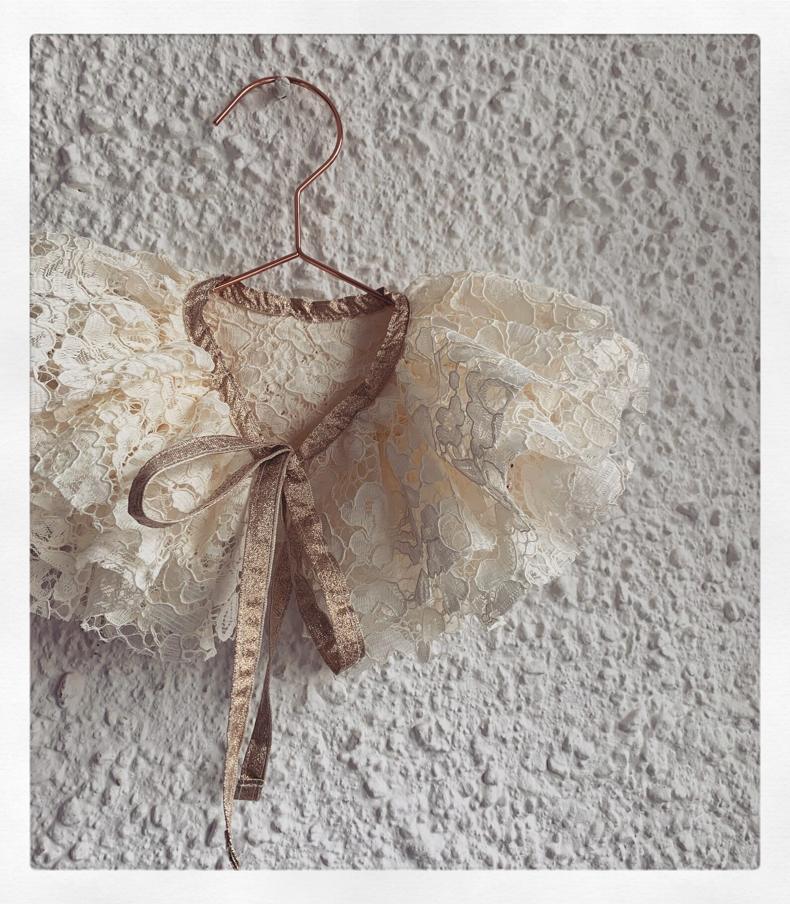 Lace ruffle collar | Etsy