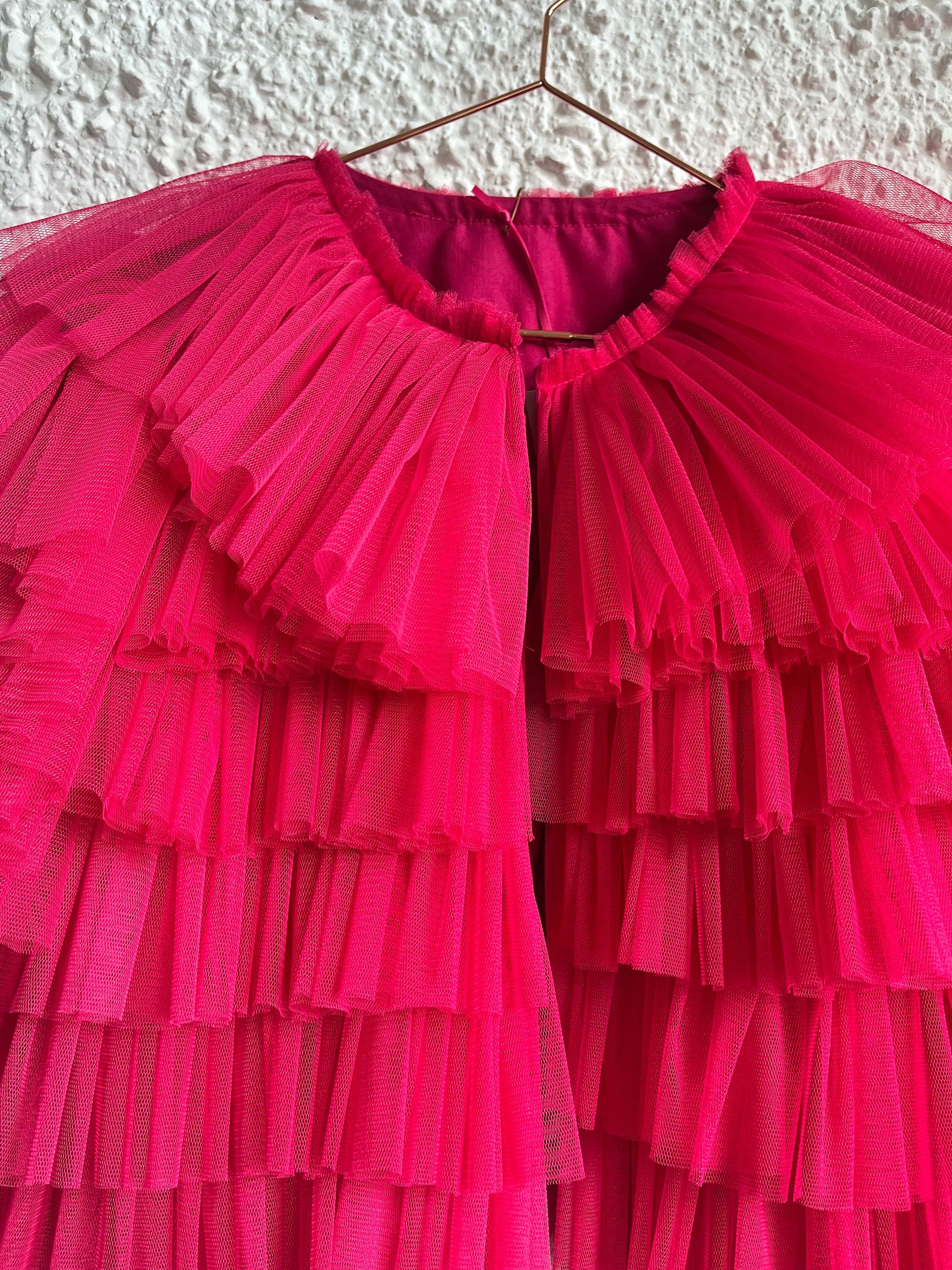 Barbie Cerise Pink Ruffle Jacket - Etsy