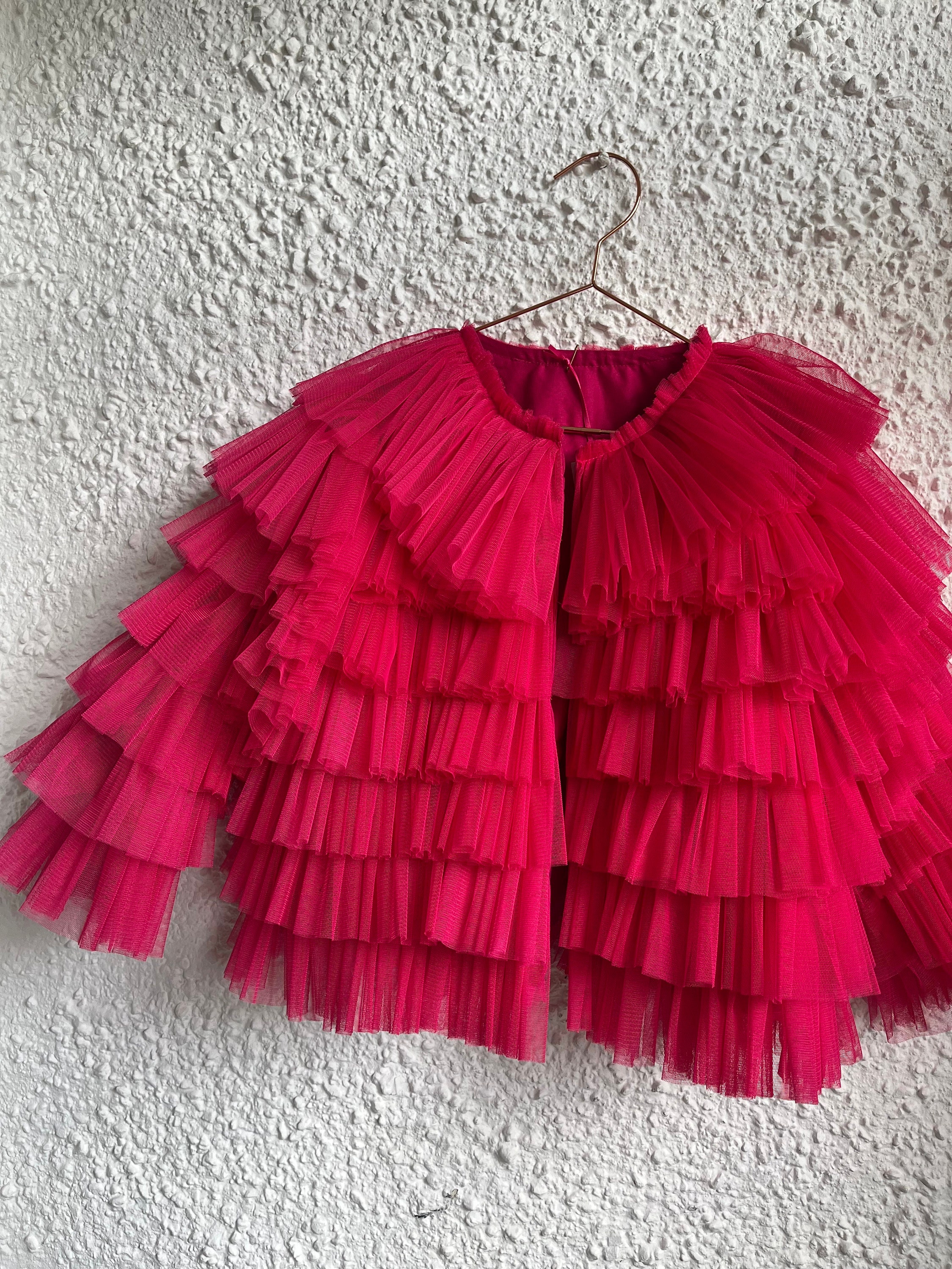 Barbie Cerise Pink Ruffle Jacket - Etsy