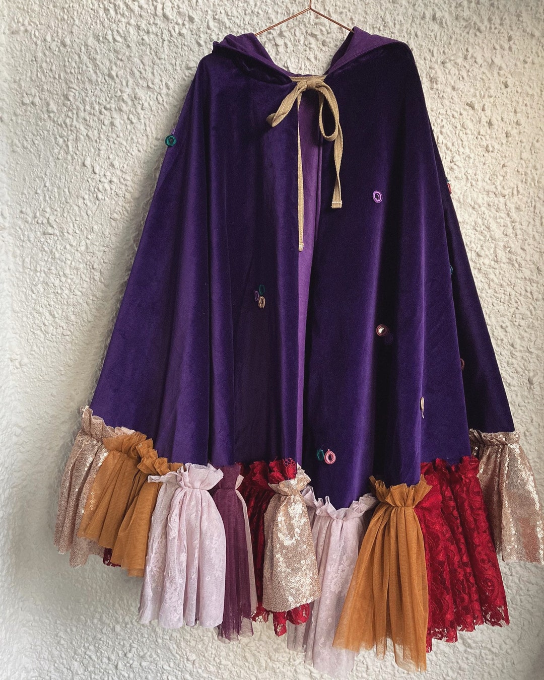 Limited Edition Sarah Sanderson Hooded Velvet Cape - Etsy