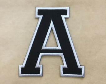 4.5 Inches Standard Varsity Letter Iron on Patch | Etsy