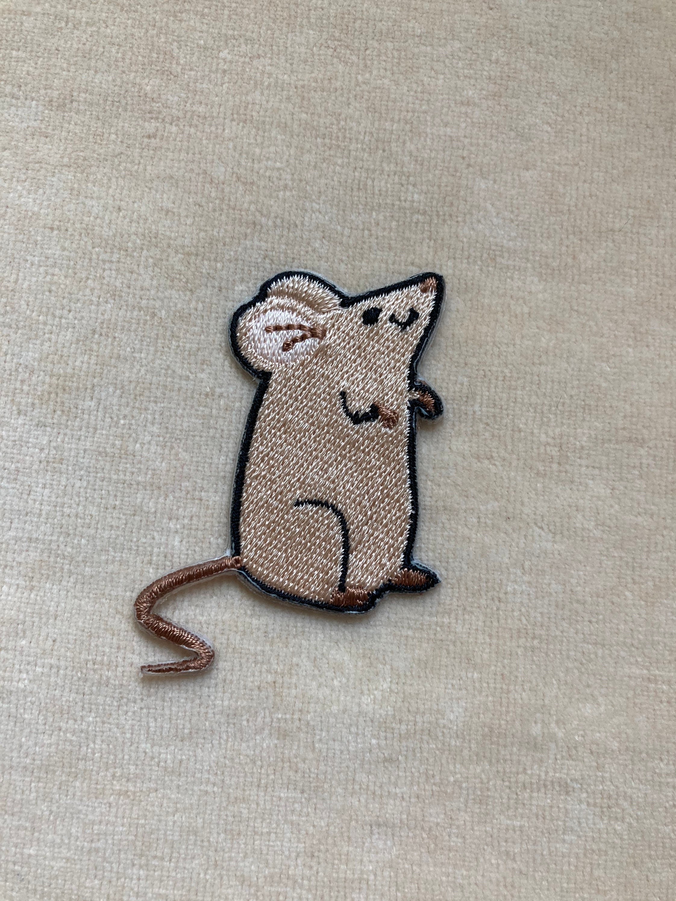 Adorable Mouse Iron on Patch - Etsy